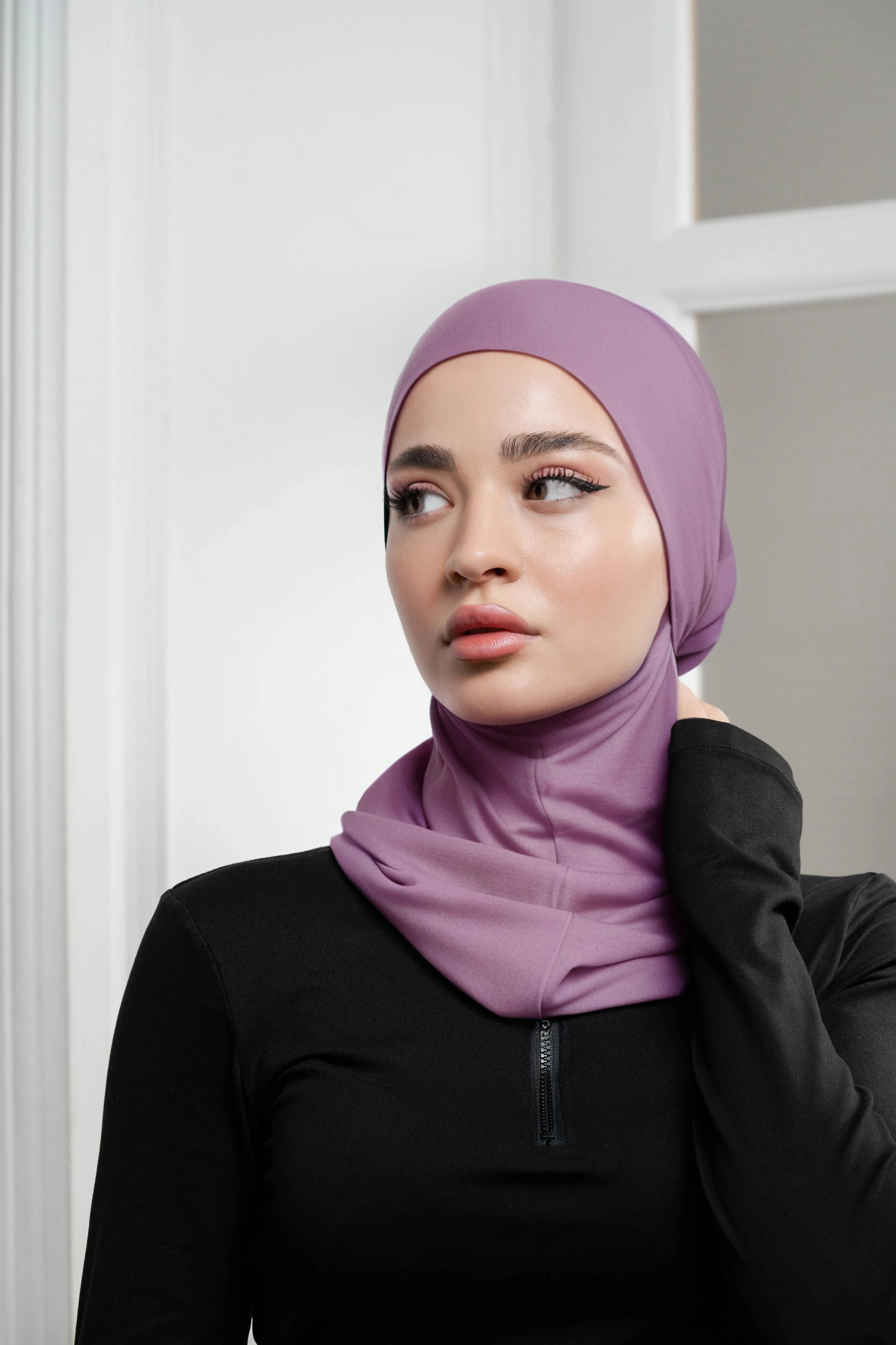 3in1 practical hijab - lilac – CHEVMON