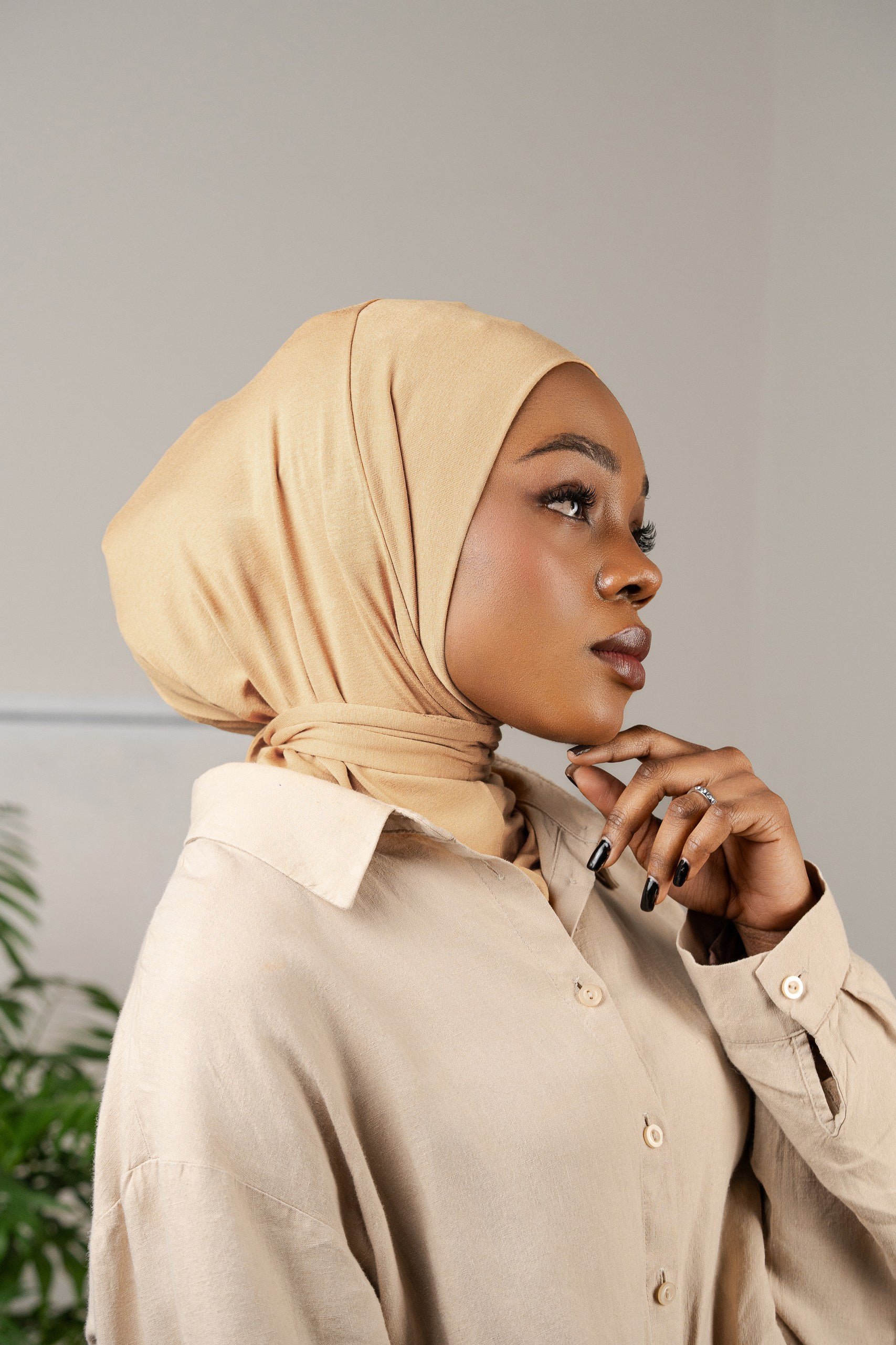EasyFix Hijab - vanilla beige – CHEVMON