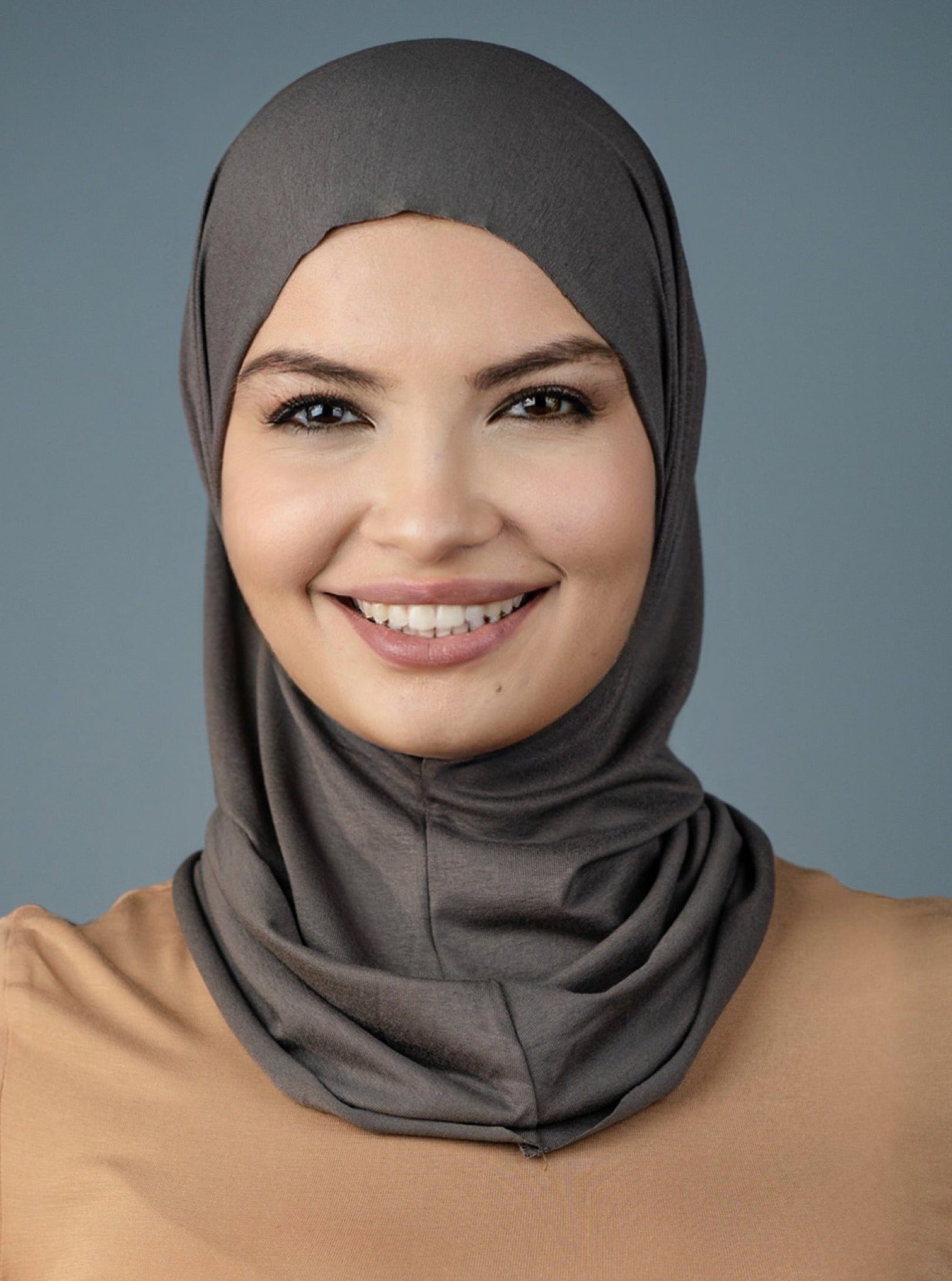 Practical hijab "Easy" - darkgrey – CHEVMON